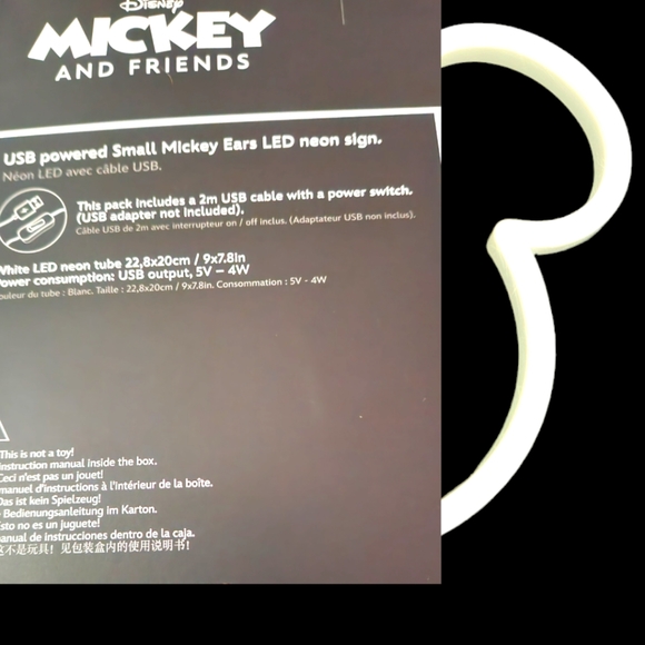 Disney | Wall Decor | Nib Disney Home Mickey And Friends Led Mickey ...
